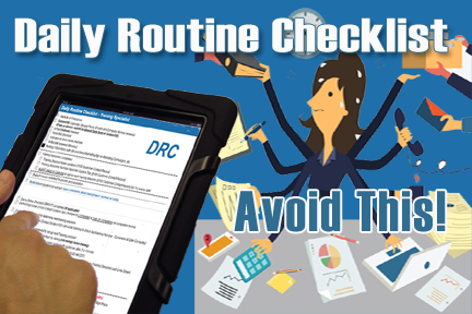 System100 Daily Routine Checklist – BPM & ERP Software | System100™